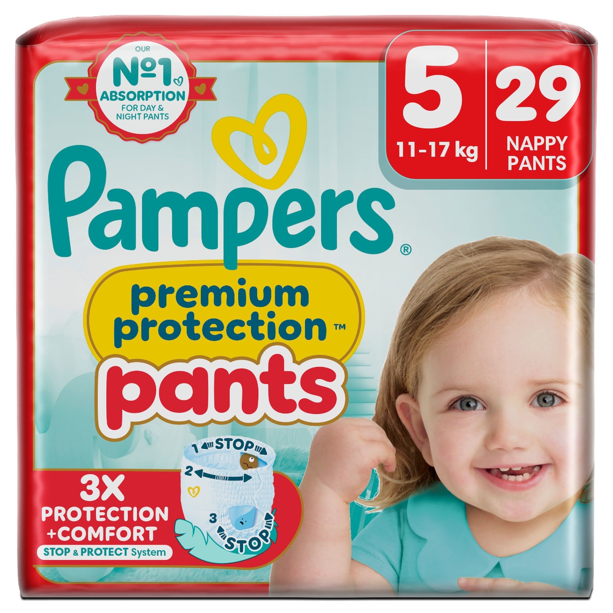 Pampers Premium Protection Housuvaipat Koko 5 12-17kg 29 kpl. - Bat Power Oy